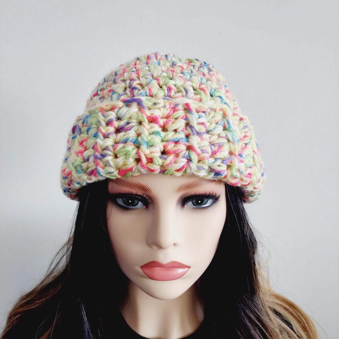 Crochet Chunky Beanie Hat Pattern PDF, Beginner Friendly Pattern, Easy ...