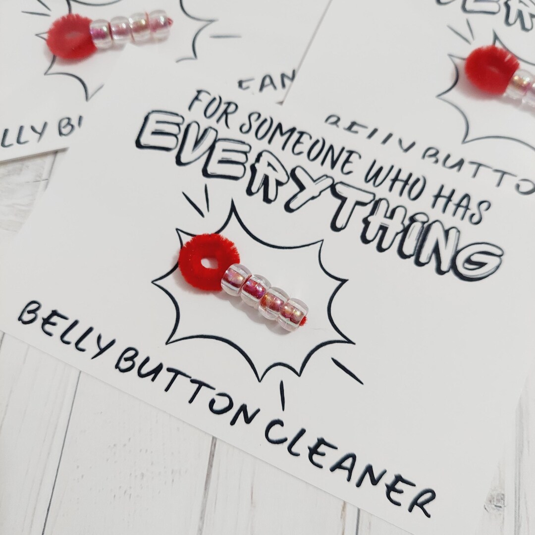 Red Belly Button Cleaner Gag Gift, for Someone Who Has Everything - Etsy