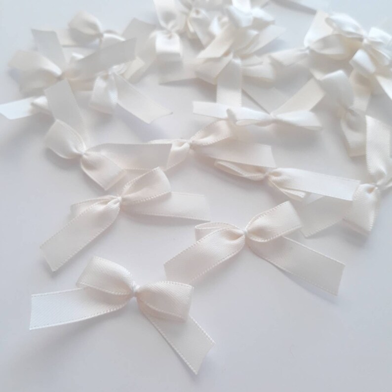 Pastel Mini Bow Embellishments, 12CT Ribbon Bow Applique, Scrapbooking ...