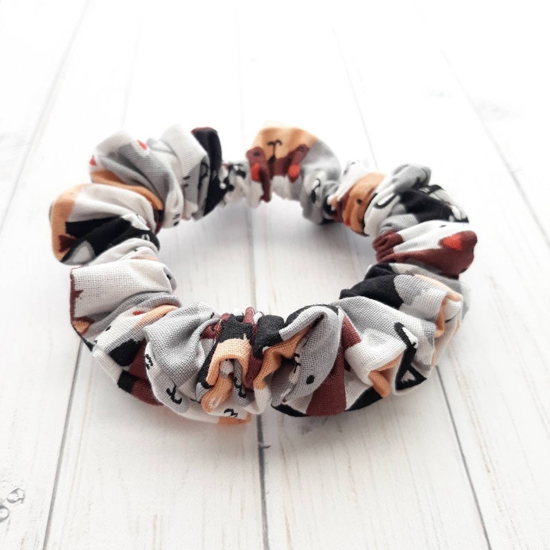 Cats Scrunchie Ponytail Holder Hair Elastic Hair Accessory - Etsy