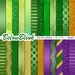 Tinkerbell Digital Paper Metallic Foil Glitter Gold Purple Green Damask ...