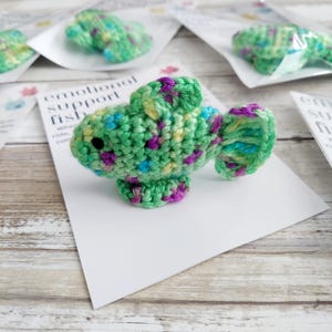 Emotional Support Fish Crochet Pocket Hug – Amigurumi Mental Health ...