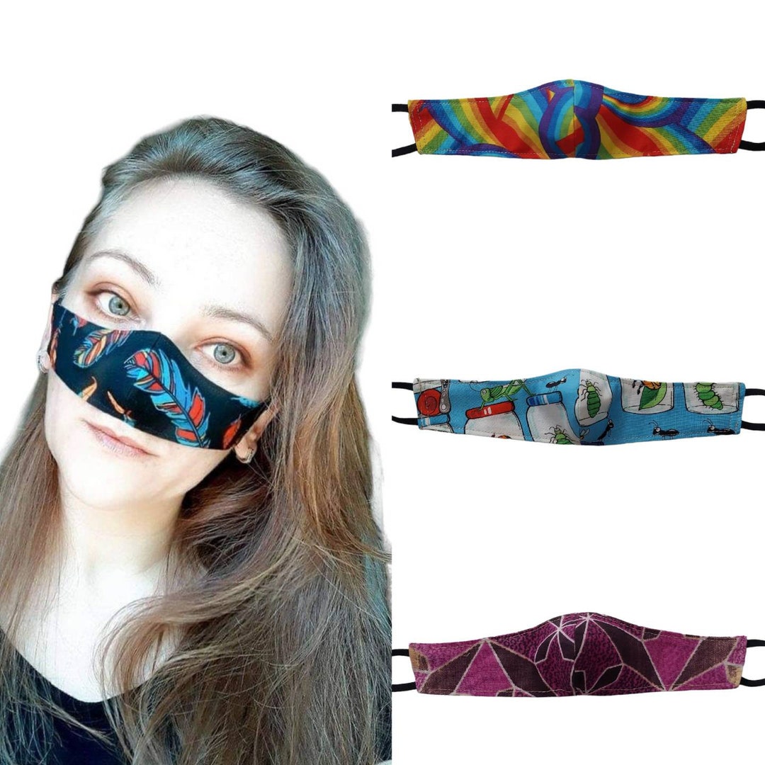 Nose Mask Pollen Protection Dust Cotton Washable Reusable Adjustable ...