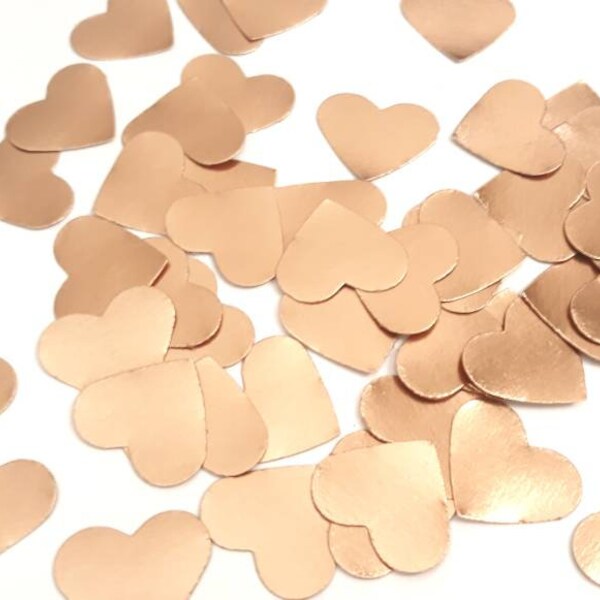 Gold Heart Confetti - Etsy
