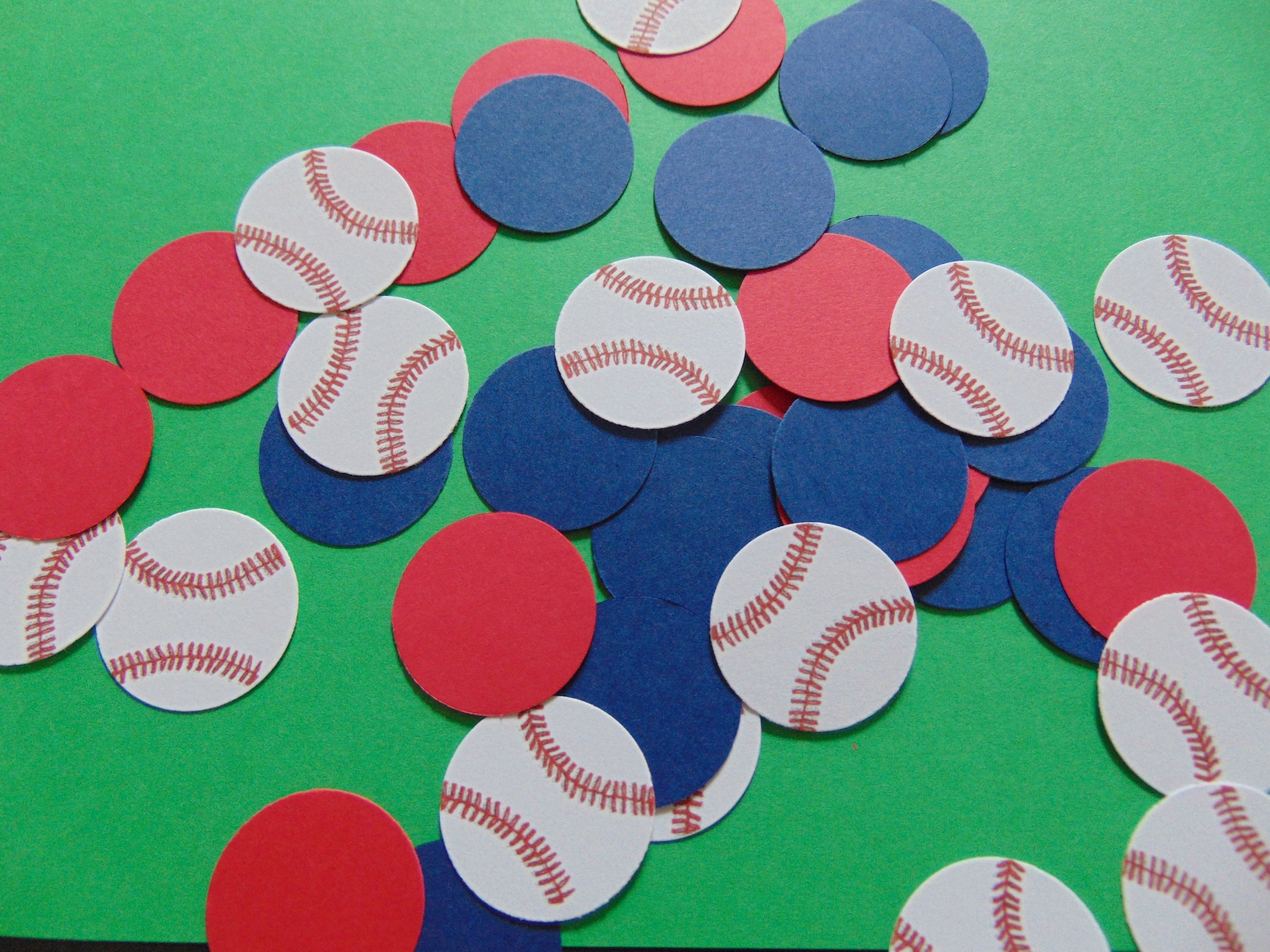 50 Baseball Confetti Sports Party Decorations Birthday - Etsy