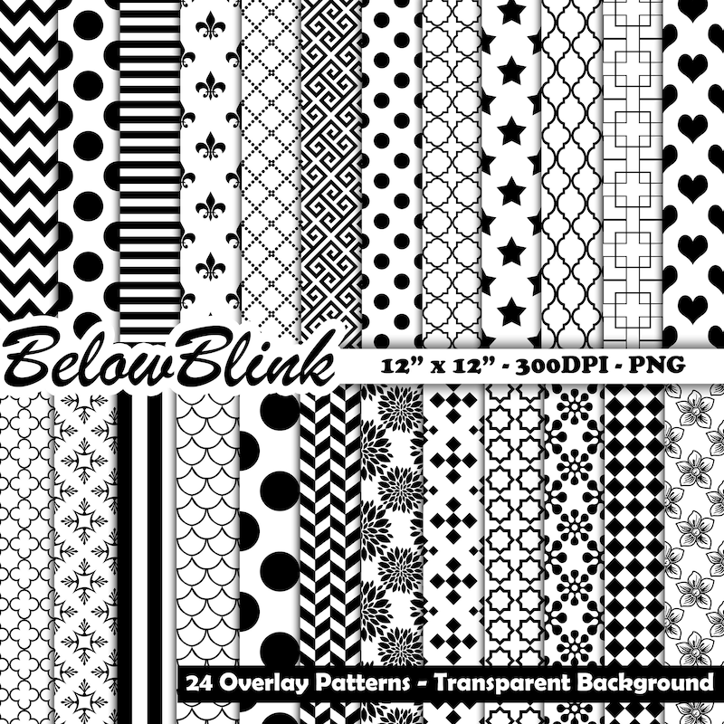 Scrapbook Overlays - Etsy