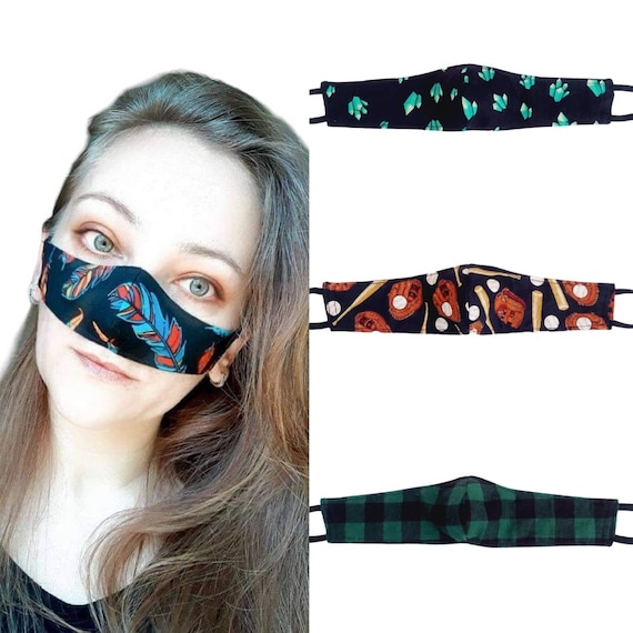 Nose Mask Pollen Protection Dust Cotton Washable Reusable Adjustable ...