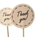 10 Thank You Party Picks Cupcake Toppers Food Picks | Etsy