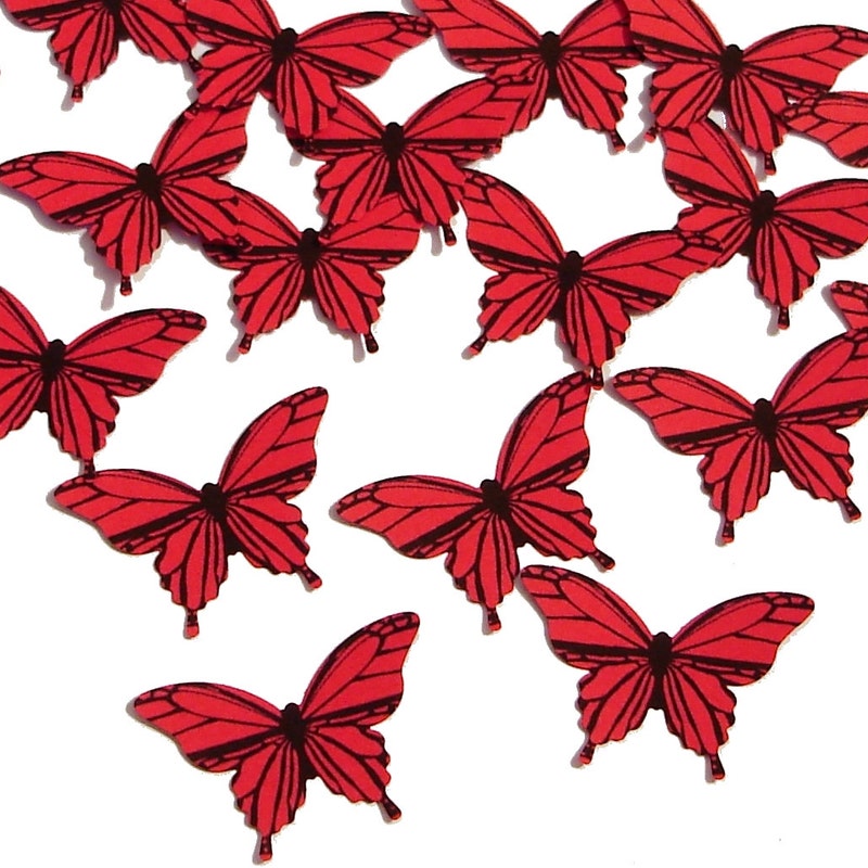Red Butterfly - Etsy
