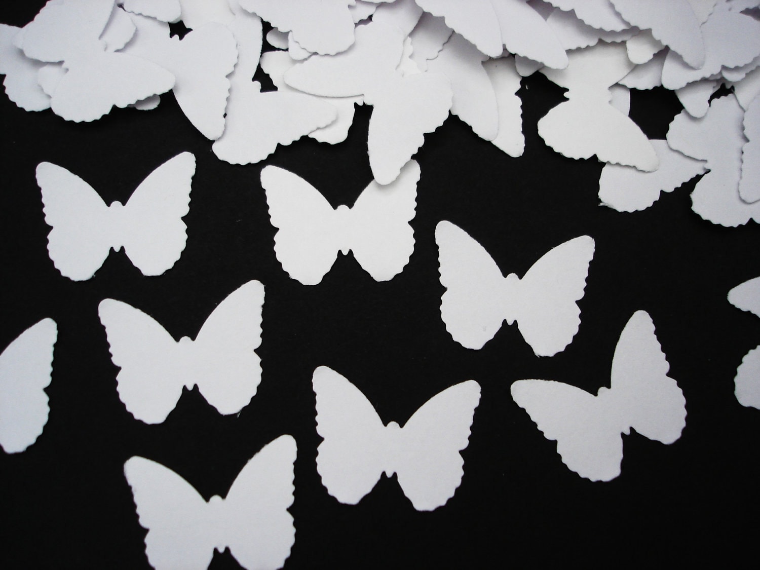 White Butterfly Confetti Garden Party Table Decor Fairy | Etsy