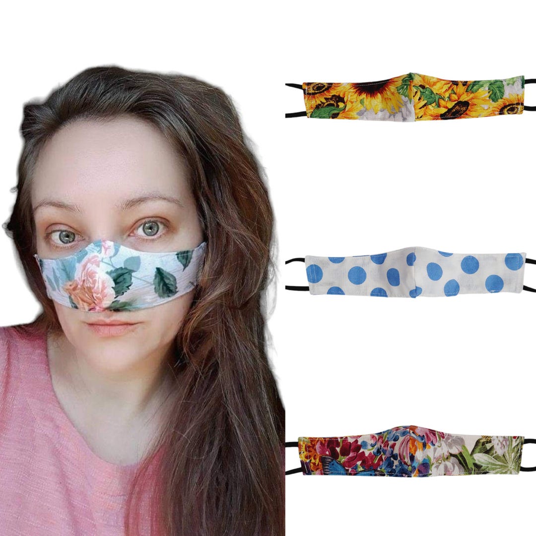Nose Mask Pollen Protection Dust Cotton Washable Reusable Adjustable ...