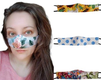 Nose Mask Pollen Protection Dust Cotton Washable Reusable Adjustable ...