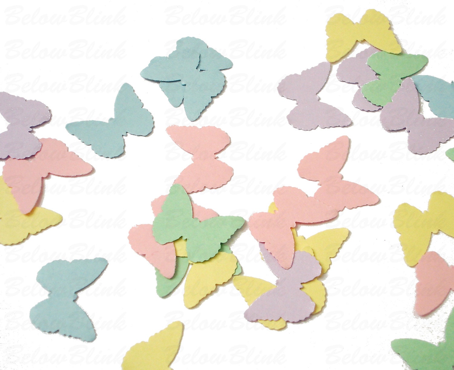 Pastel Butterfly Confetti Butterflies Garden Party Decor - Etsy