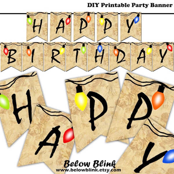 Stranger Birthday - Etsy