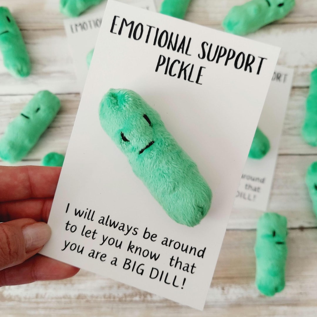 Emotional Support Pickle - Pocket Pickle for Comfort and Encouragement ...