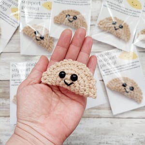 Emotional Support Pierogi Crochet Plush Amigurumi - Comforting Handmade ...