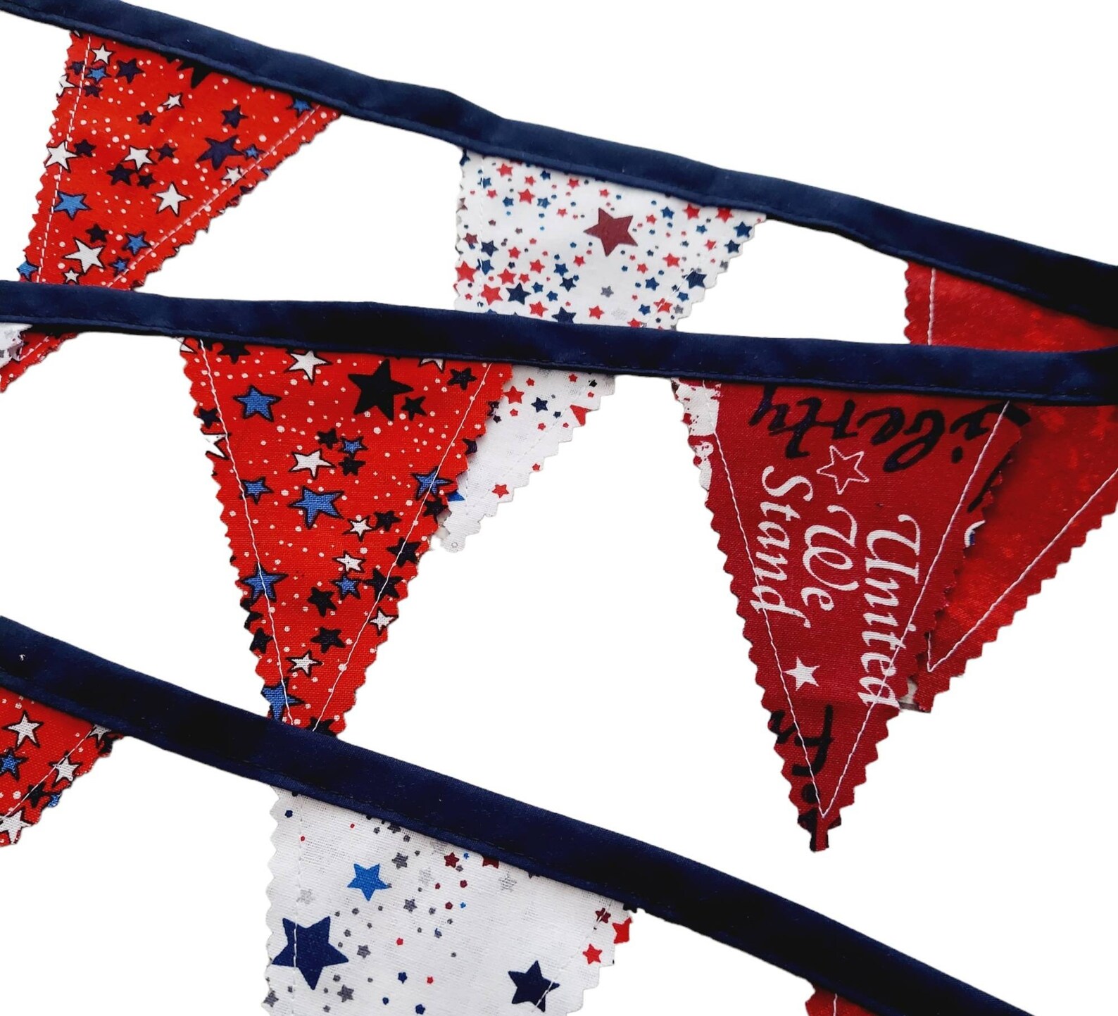 4th of July Garland Bunting Banner Mini Bunting Flags United - Etsy