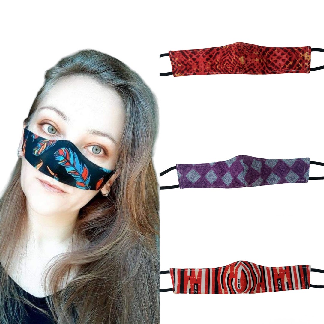 Nose Mask Pollen Protection Dust Cotton Washable Reusable Adjustable ...