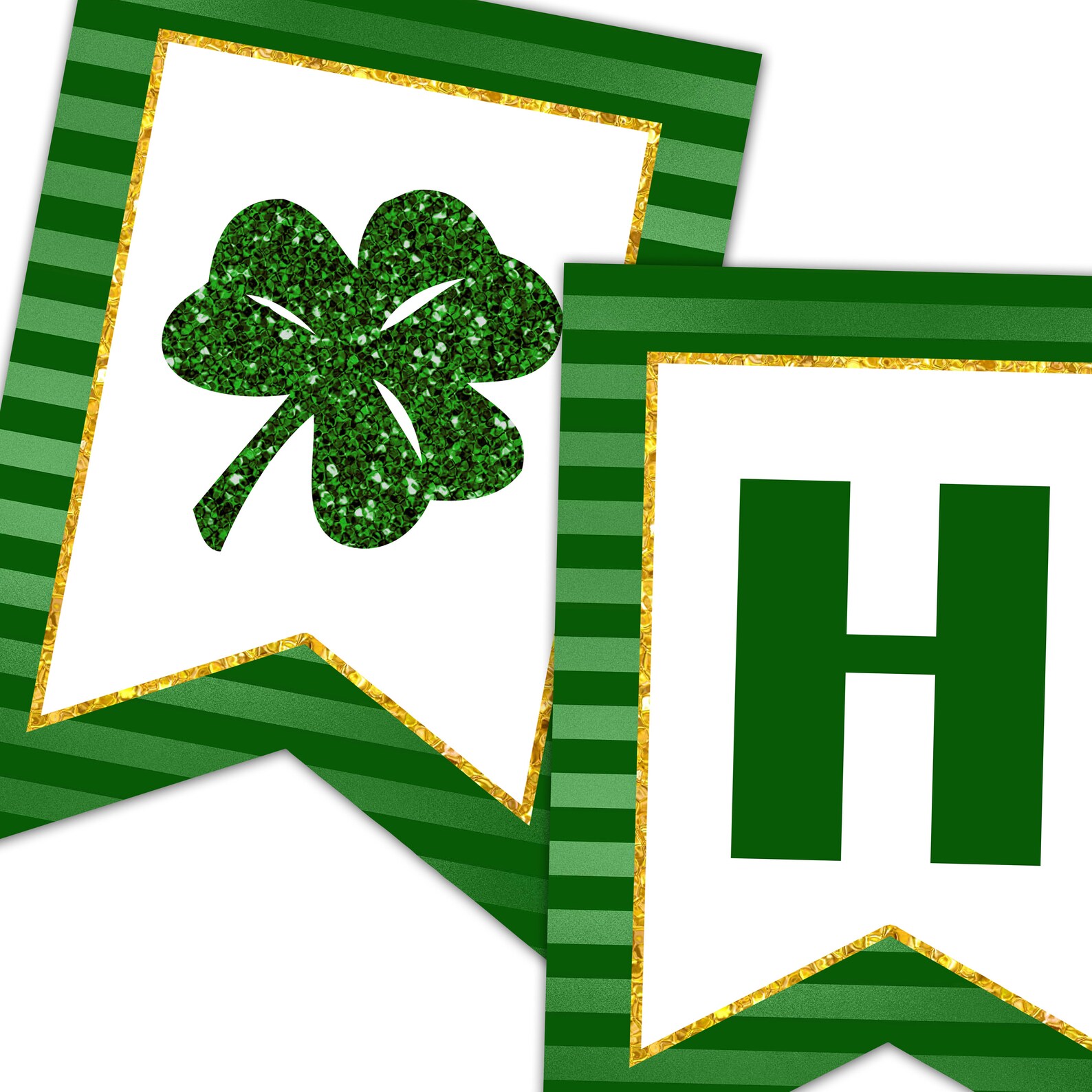 Happy St. Patrick's Day Banner Bunting Banner St. - Etsy