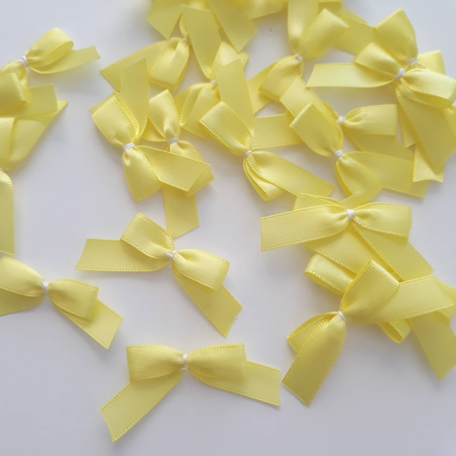 Pastel Mini Bow Embellishments, 12CT Ribbon Bow Applique, Scrapbooking ...