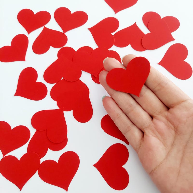 Heart Confetti - Etsy