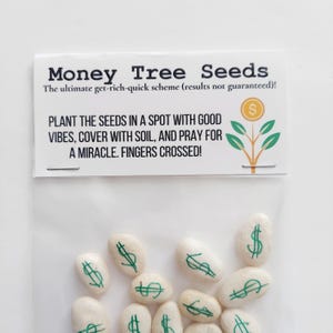 Money Tree Seeds Gag Gift Funny Prank for Friends, Office, or Secret ...