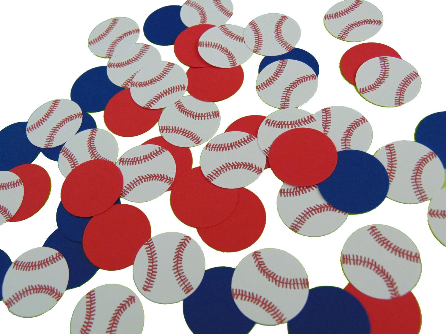 50 Baseball Confetti Sports Party Decorations Birthday - Etsy