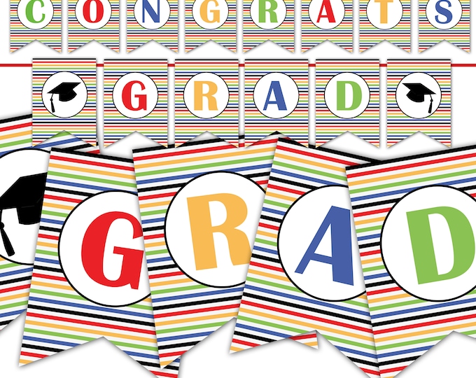 Graduation Banner | Editable Template | 72x36" Banner - Etsy Canada