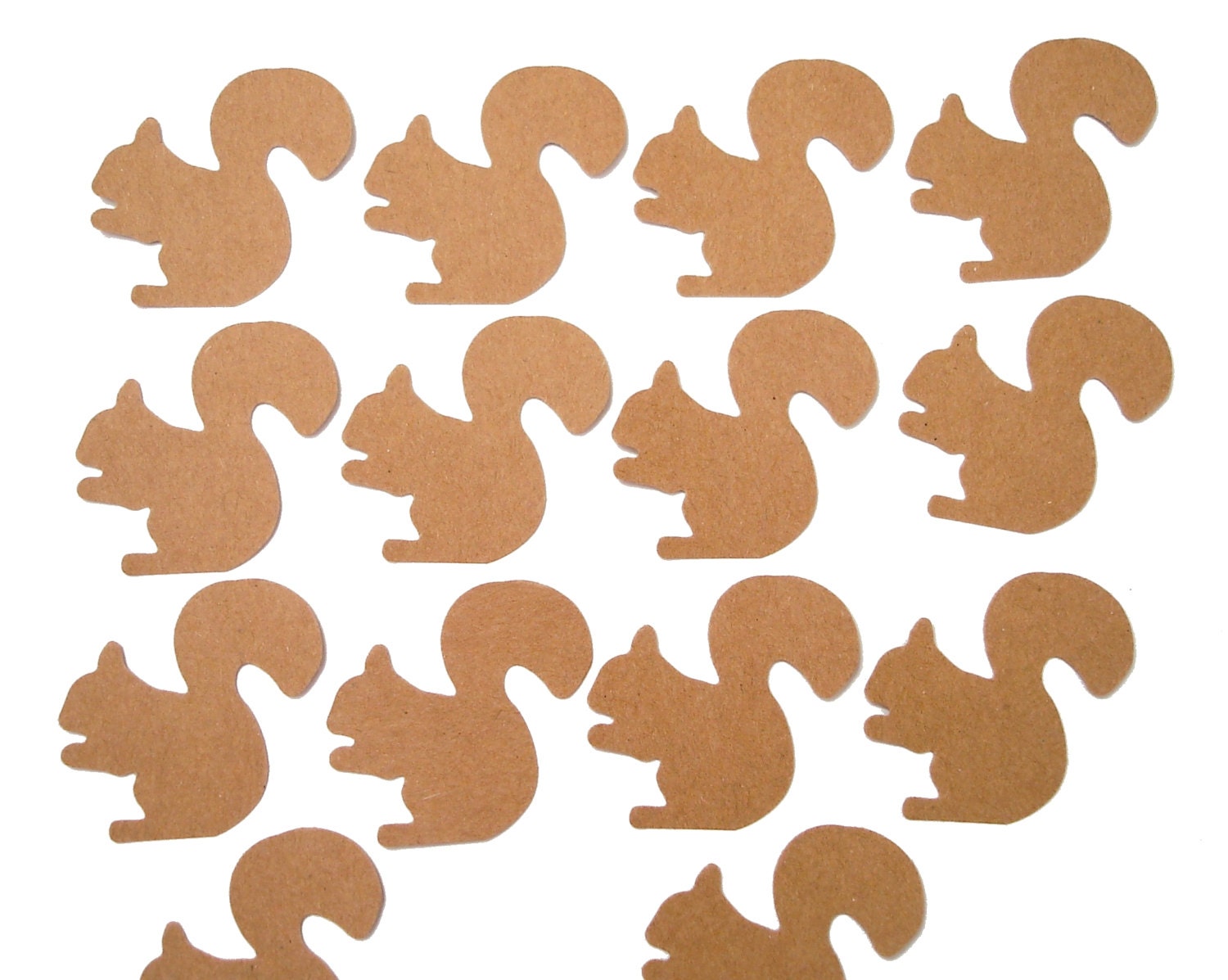 Kraft Paper Squirrel Confetti Birthday Party Decorations - Etsy