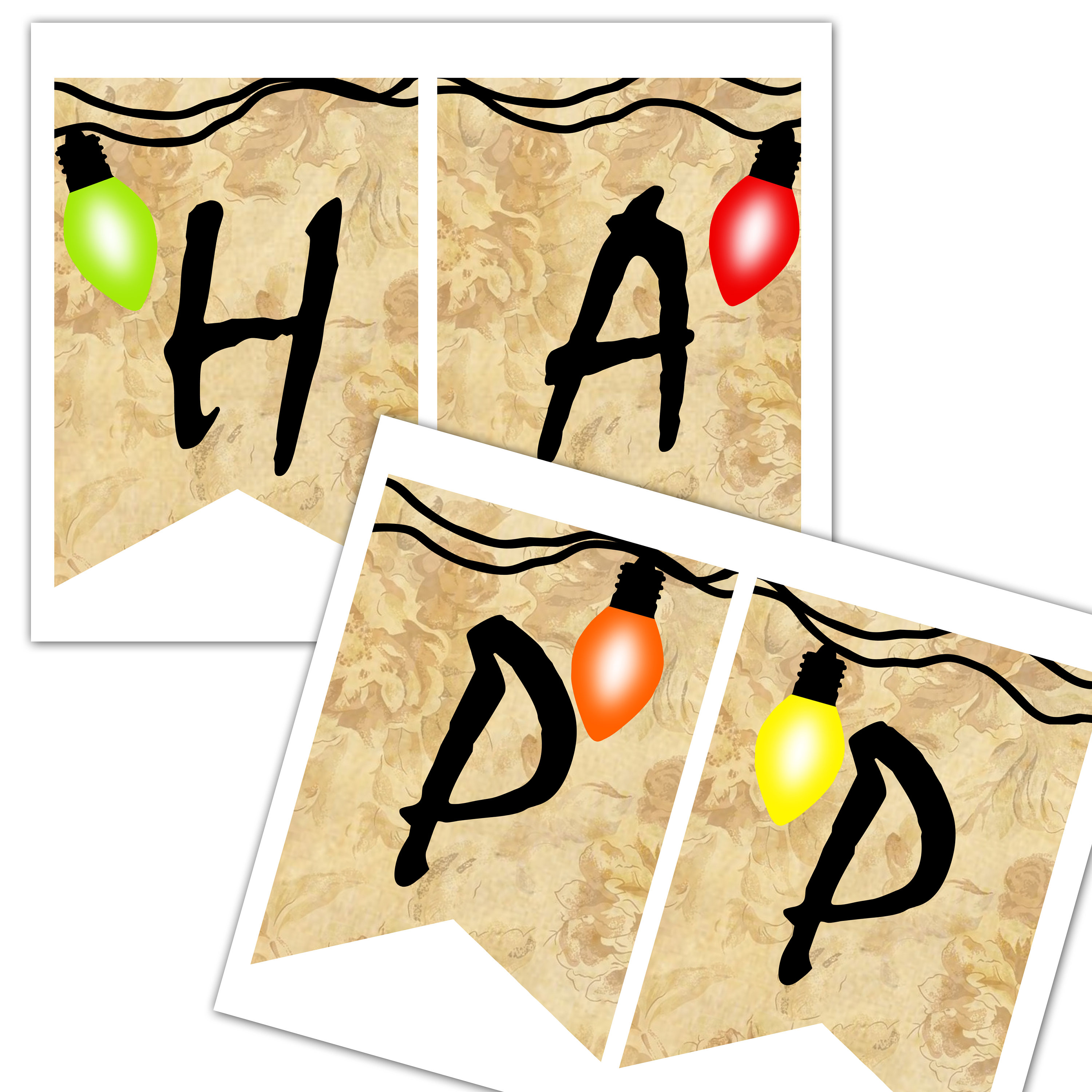 Stranger Things Printable Banner, Stranger Things Inspired Banner ...