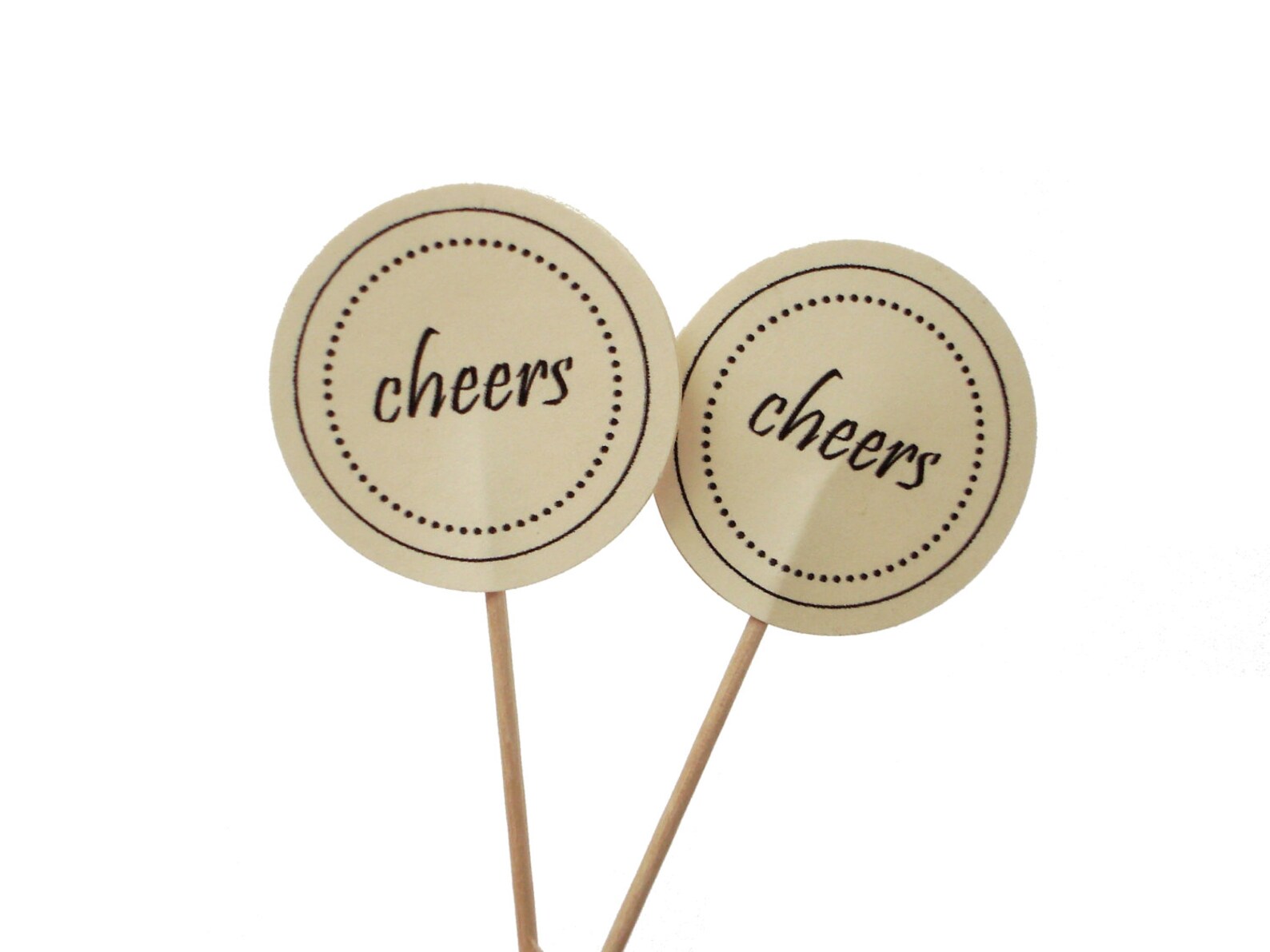 Cheers Cupcake Toppers 10CT, Wedding Decoration, New Years Eve Party ...