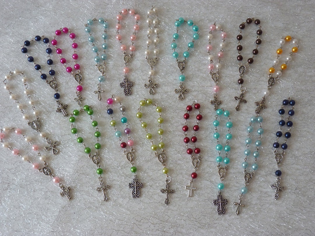 Mini Rosaries (package of 30) - You Choose the Colour - Etsy