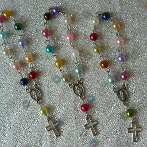 Mini Rosaries (package of 20)- MULTICOLOUR - Etsy