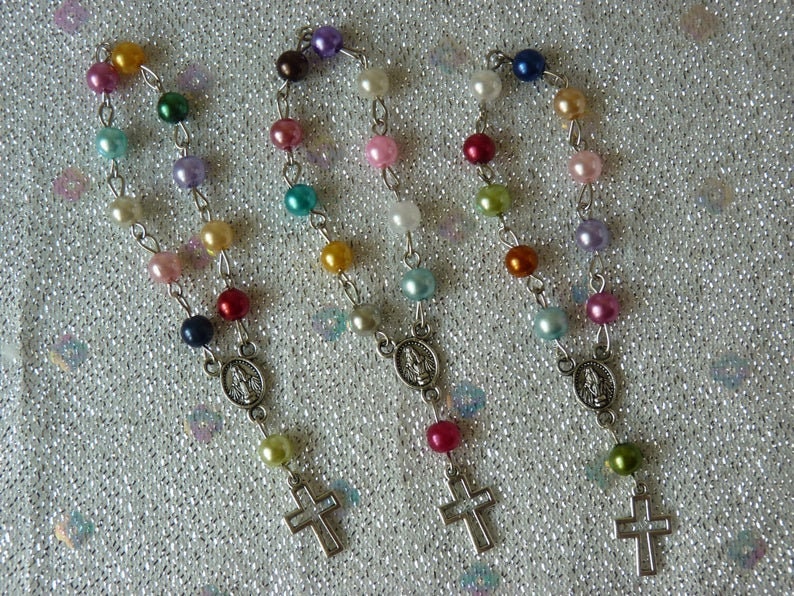 Mini Rosaries package of 25 You Choose the Colour | Etsy
