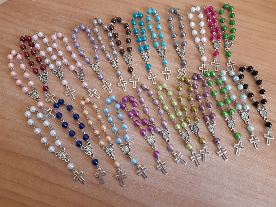Mini Rosaries (package of 25) - You Choose the Colour - Etsy