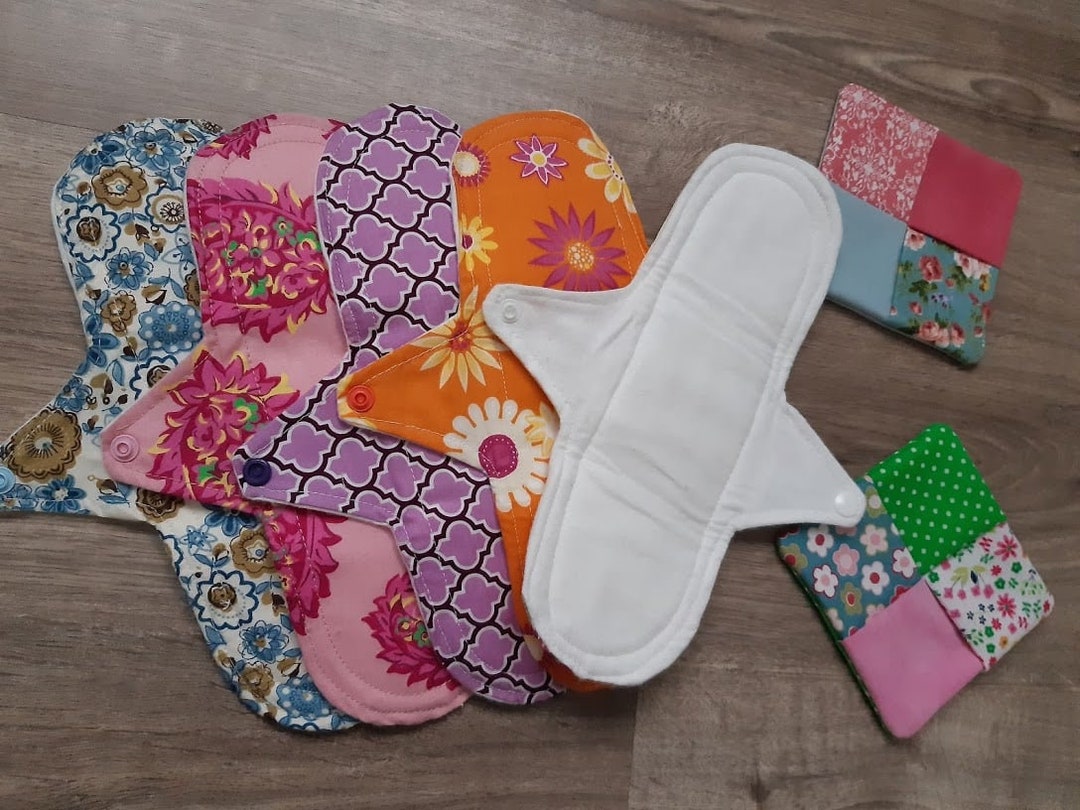Reusable Fabric Pads Set of 5 - Etsy