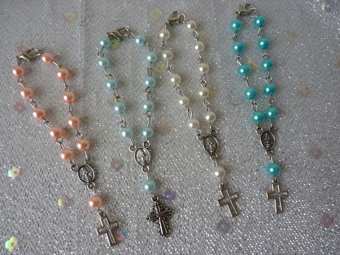 Mini Rosaries With Clasp (package of 20) - Etsy