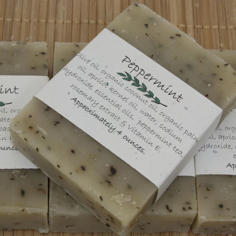 Peppermint Soap - Etsy