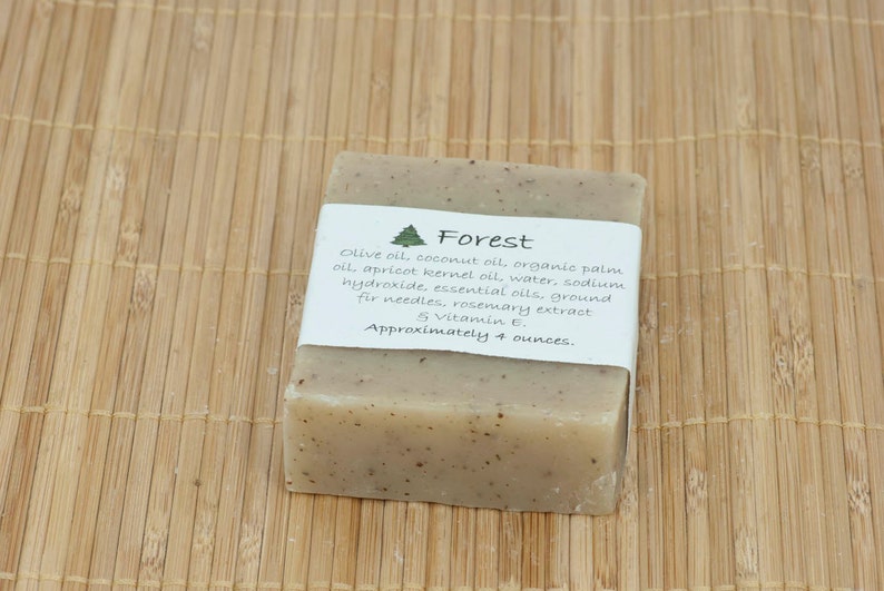 Forest Soap Scented with Essential Oils One 4 Ounce Soap Bar | Etsy