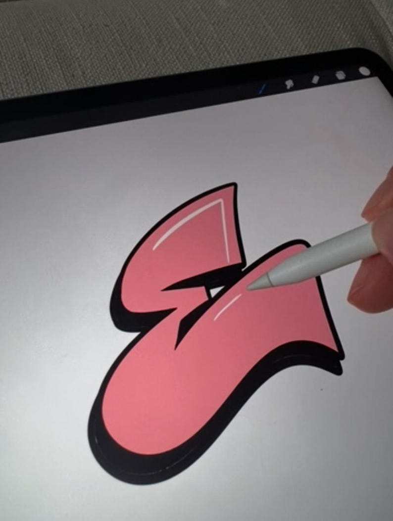 Graffiti Alphabet Procreate Brushes | 26 Letter Stamp Brush Set ...