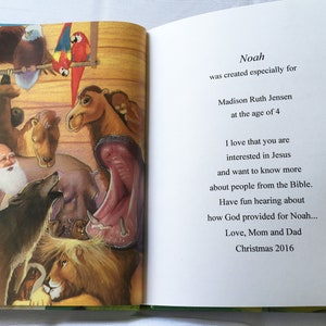 The Story of Noah, A Personalized Book With Your Child's Name ...