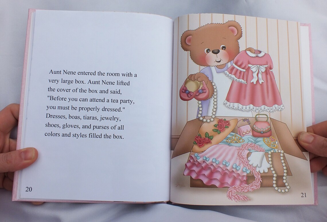 My Tea Party Personalized Book A Book All About Having A Tea - Etsy