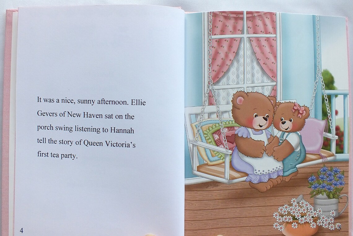 My Tea Party Personalized Book A Book All About Having A Tea - Etsy