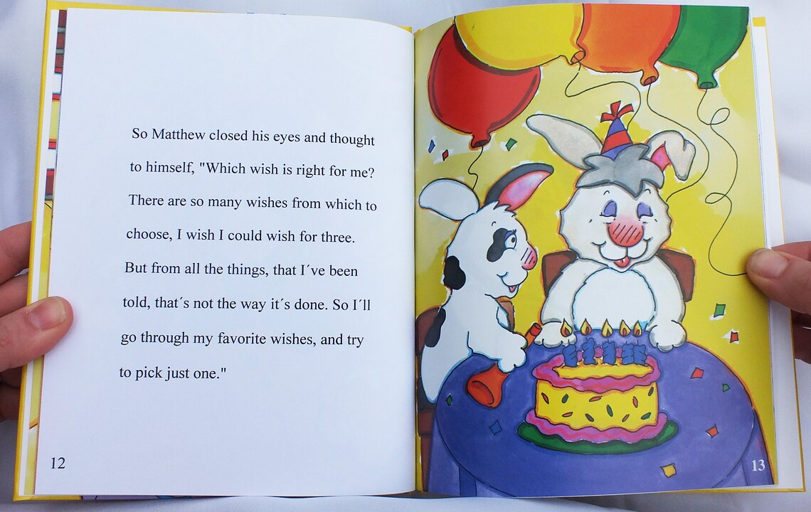 My Birthday Wish A Personalized Book Celebrating the | Etsy