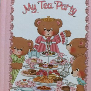 My Tea Party Personalized Book A Book All About Having A Tea Party ...