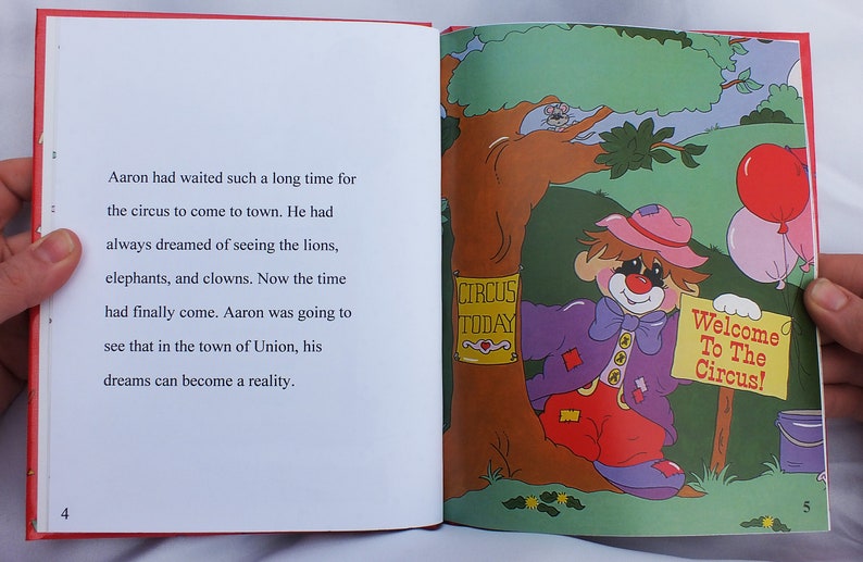 Big Circus A Personalized Book Where Your Child is in the | Etsy