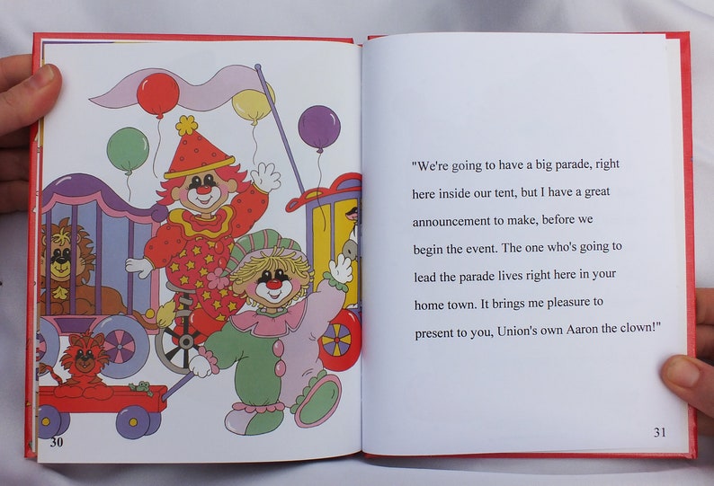 Big Circus A Personalized Book Where Your Child is in the | Etsy