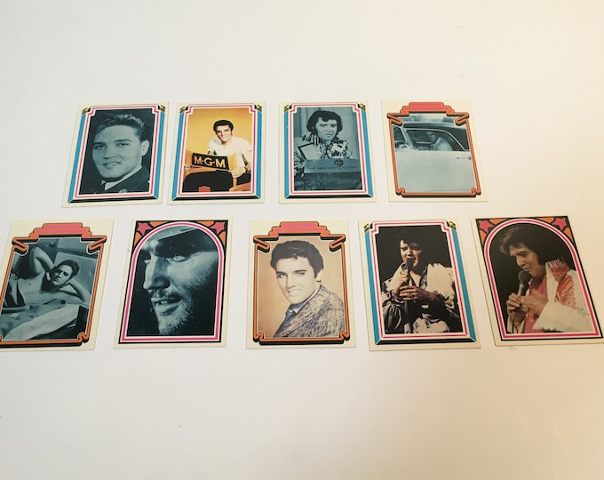 Vintage Elvis Presley Collectors Cards Card Numbers 1-9 Made - Etsy