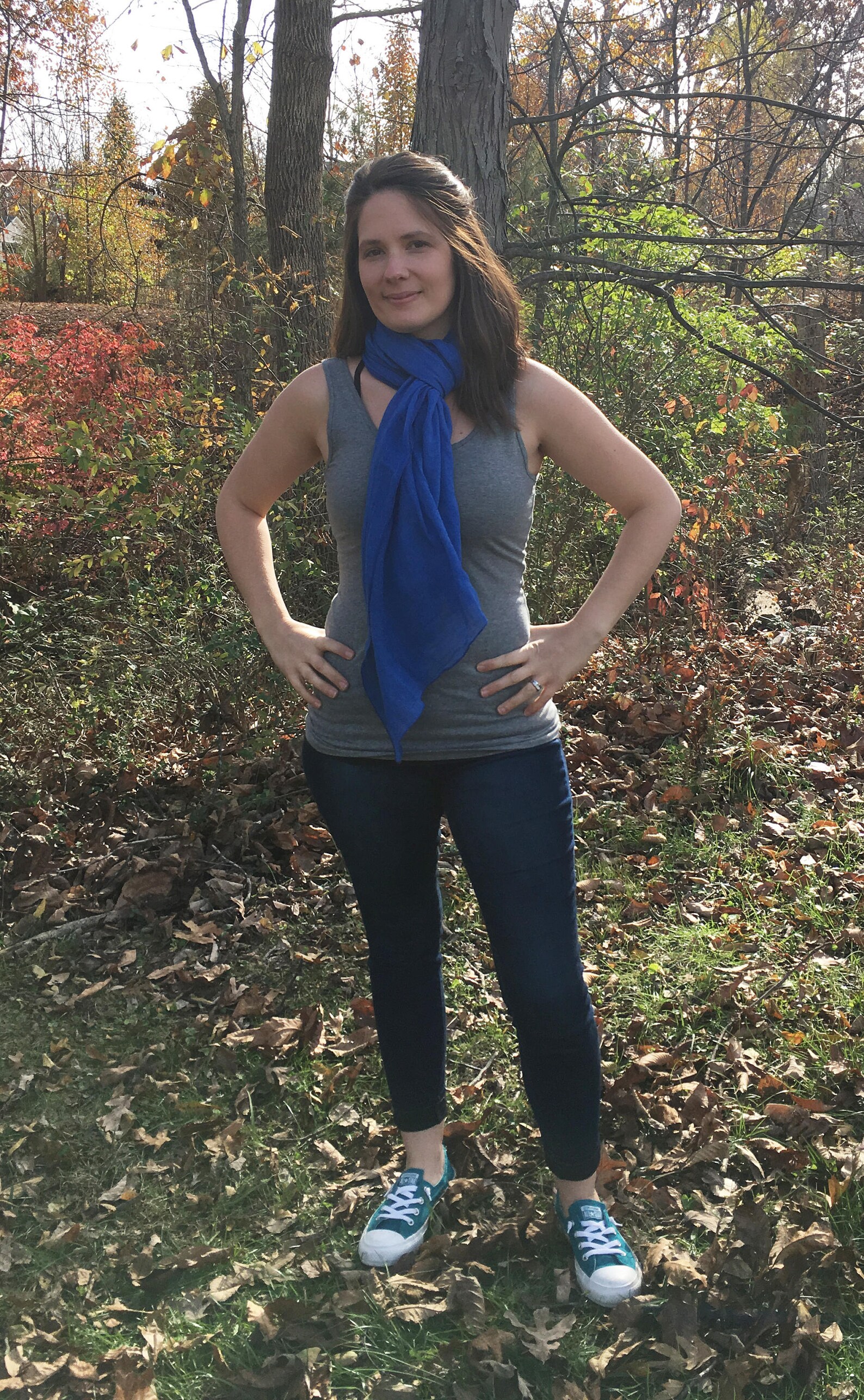 Blue Muslin Shawl Wrap Very Light Weight X/Long 74 X 28 | Etsy