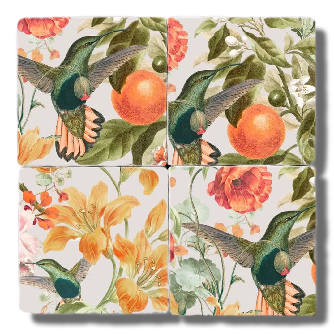 Classic Hummingbirds, Stone Coasters, Marble Coasters - Etsy